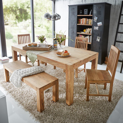 Buy Real Wood Dining Table Set Online @Lowest Price | The Home Dekor
