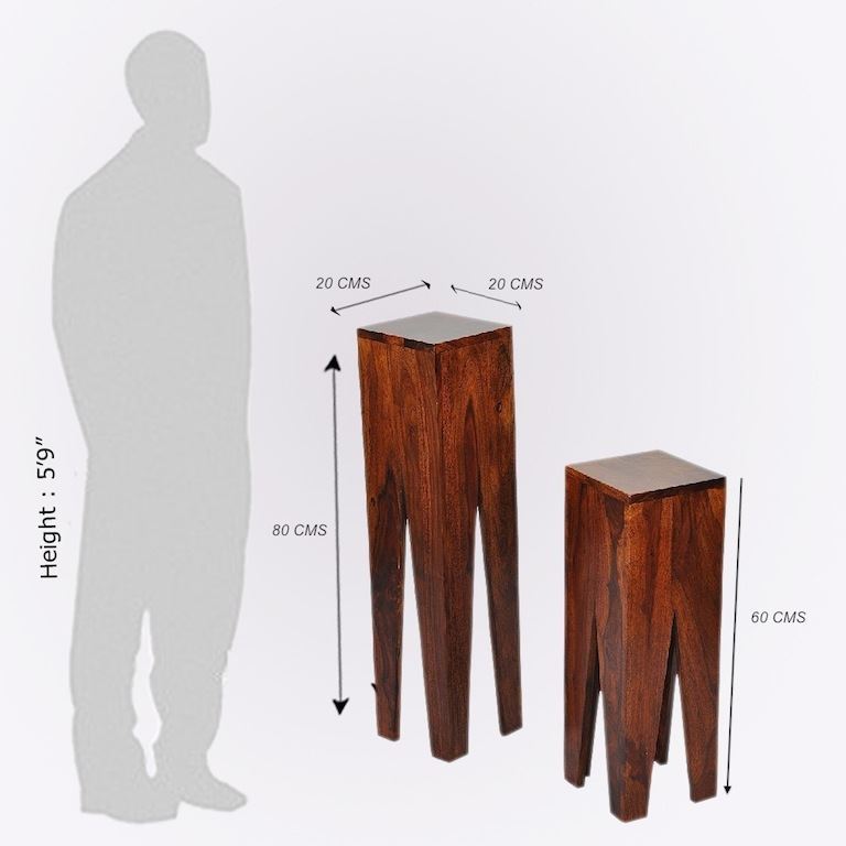 Latin end table for living room furniture at best price | The Home Dekor