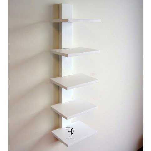 Step wall rack for bedroom furniture online | The Home Dekor
