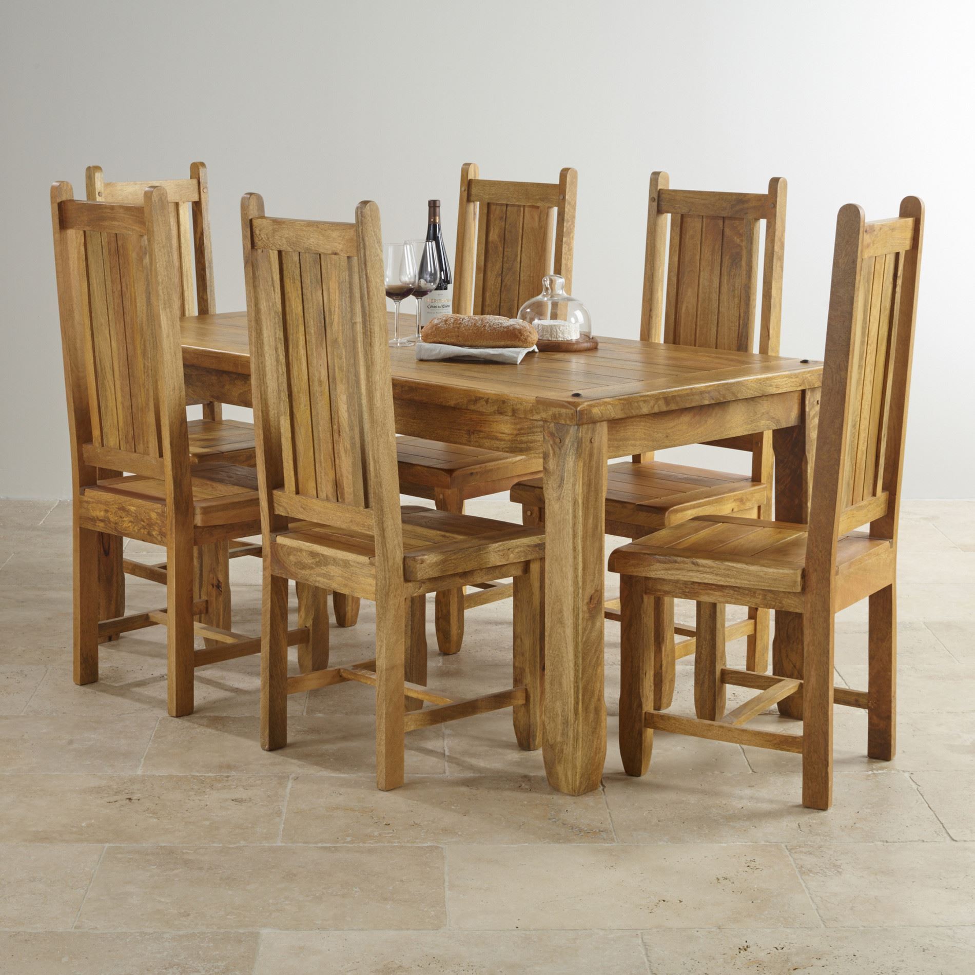 Buy Devi 5 Seater Dining Table Set Online in India | The Home Dekor