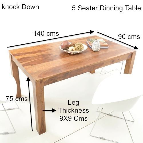 Buy Harry 5 Seater Dining Table Online in India | The Home Dekor