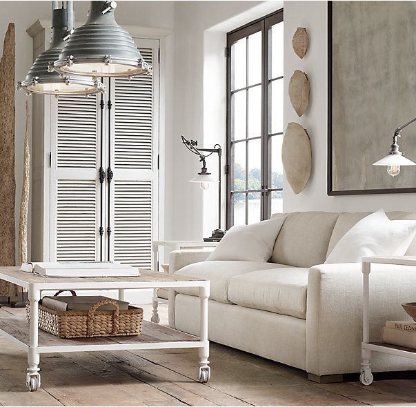 Buy Rolling Wheel White Coffee Table Online in India | The Home Dekor