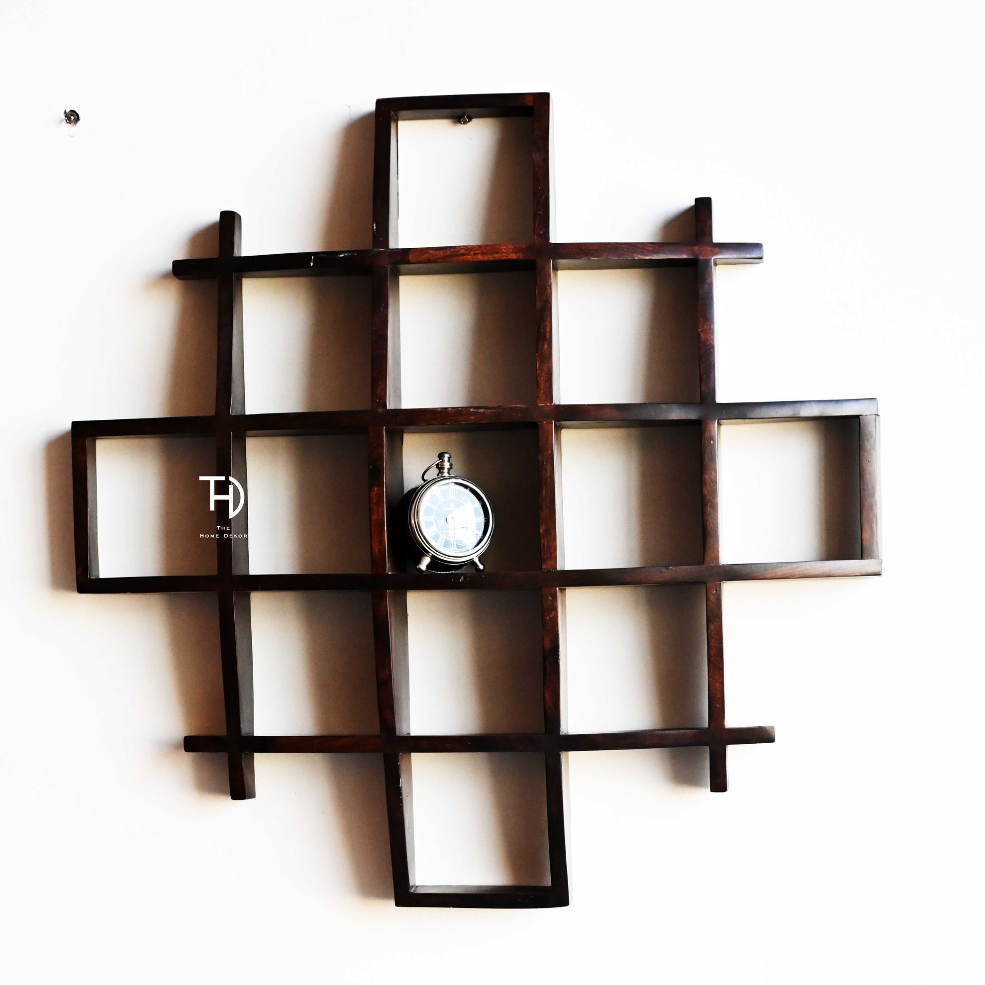 Curvy wall rack online I Solid Wood Home Decor Product | The Home Dekor