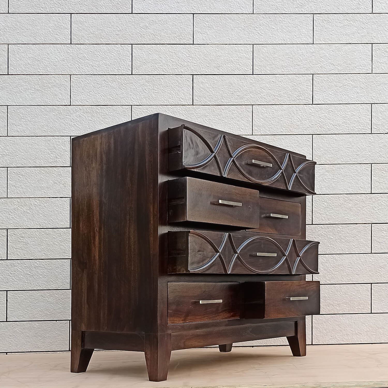 Buy Rope Chest Walnut Online in India | The Home Dekor