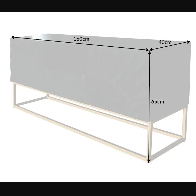 Buy Wave tv Cabinet Black Online in India at best price | The Home Dekor